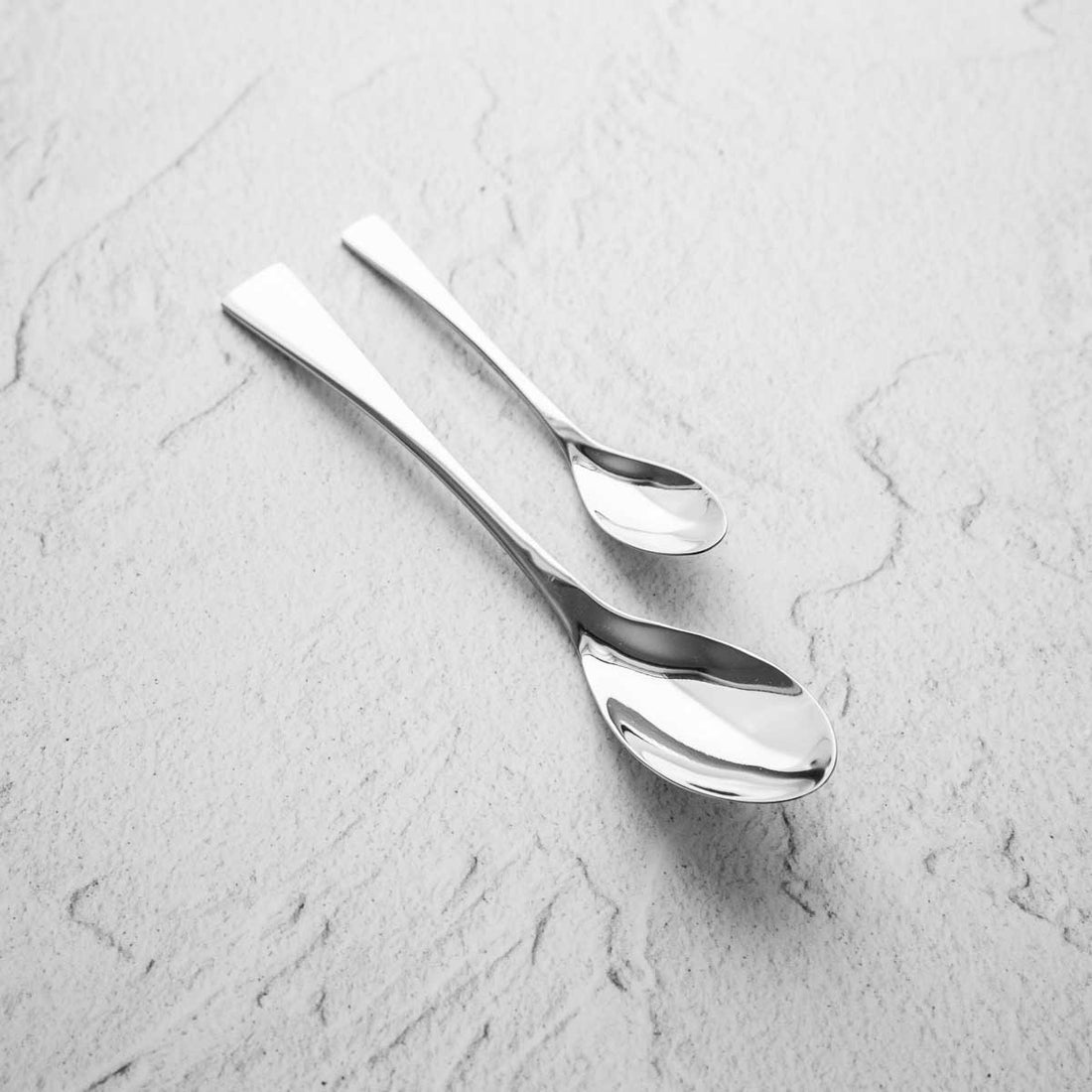 Quenelle/Rocher Spoon Bundle - Silver – Chefs Edge - Handmade Japanese ...